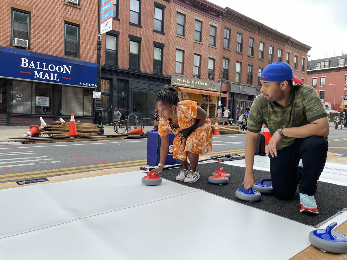 Street Curling on Vanderbilt Avenue August 28th | Brooklyn Curling Center